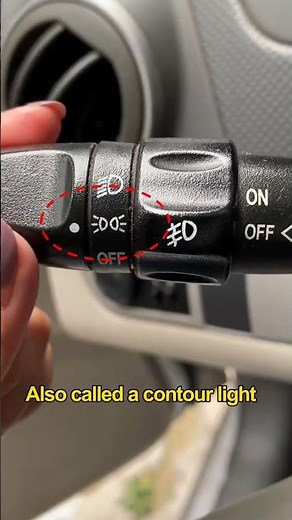 Car headlight Switch controls and functions..