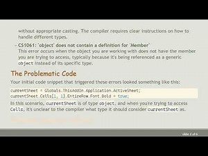 Resolving CS1061 and CS0266 Errors in VSTO Office Add-ins with WPF