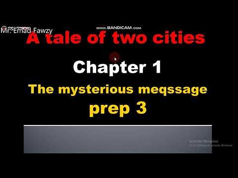A tale of two cities Chapter 1