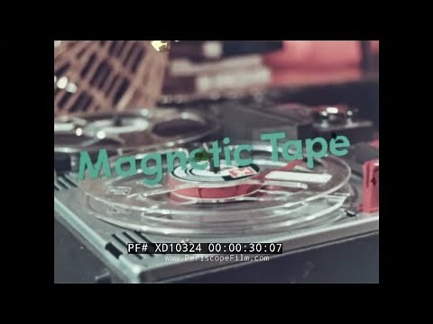 MANUFACTURE & USE OF AGFA GEVAERT ¼" MAGNETIC RECORDING TAPE XD10324