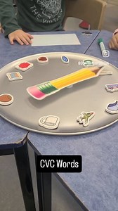 Students were highly engaged, but it was built on explicit instruction. I explicitly teach CVC words, short vowels, and closed syllables, and I follow a clear scope and sequence. Many of my students are second language learners, so I always review the vocabulary and have students use each word in a sentence. This activity targets encoding. Students segment sounds, map them to letters, and write the word. I often use games to reinforce what I have already taught. Magnets are from @juniorlearning_