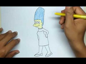 How to Draw Marge Simpson Step by Step