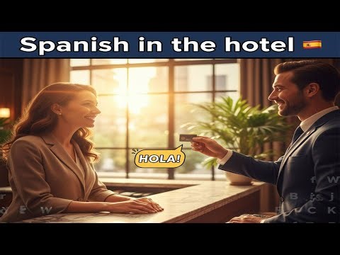 Learn Spanish Conversation at the Hotel 🏨 | Beginner Dialogue (Reception & Room Service)