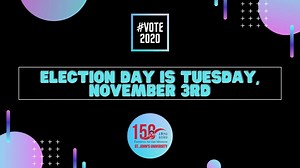 Remember every vote counts so make sure your voice is heard! Vote early or on election day. #Vote2020 The countdown 👉 5️⃣ days. | St. John's University
