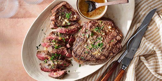 Sirloin Steak with Garlic Butter