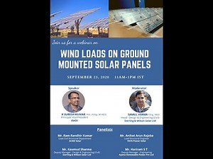 Wind Loads on Ground Mounted Solar Panels