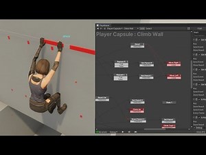 Climbing system / climbing mechanic with Unity Playmaker
