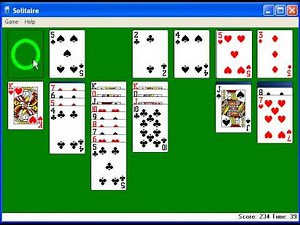 Windows XP Solitaire speed run