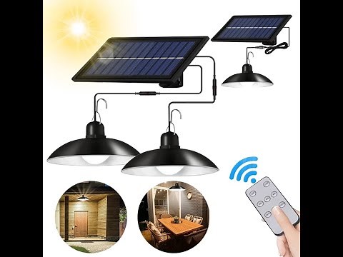 Foco LED con Panel Solar y Pila