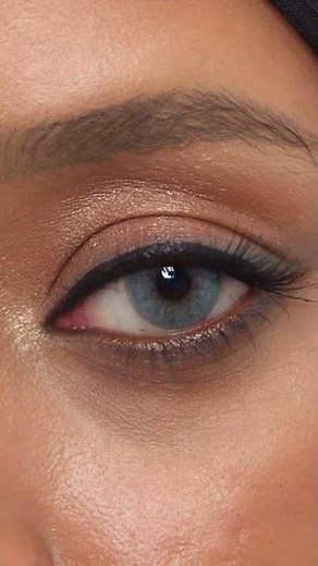 Dark Gray Color Contact Lenses On Dark Brown Eyes - BEFORE and AFTER RESULT