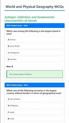 Definition and fundamental characteristics of islands