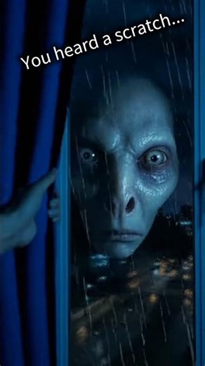 You heard a scratch at 3AM... 🚪👁️ #shorts #horror