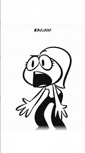 Save $1 a day for a year for $30,000 (Animation Meme)