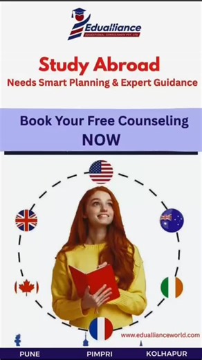 Edualliance Educational Consultancy on Instagram: "Our services are designed to make your study abroad journey simple, structured, and successful — from the first consultation to your final departure. For more info: Edualliance Educational Consultants 📞 9028017162 / 58 / 57 📍 Pune | Pimpri | Kolhapur #instagood #instalike #edualliance #studyabroad #countries"