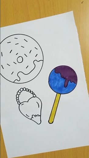 COLORING A CUTE CANDY | EASY AND SATISFYING