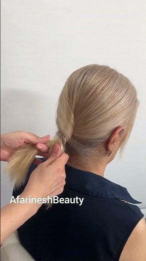 Quick & Chic! Twist + Clip Hairstyle for Short Hair ✨