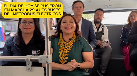 Se da el banderazo de 29 unidades eléctricas del #Metrobus de la Linea 4 que correra de la T1 del Aeropuerto a Reforma... #Movilidad #TransportesLimpios #CiudadModerna #ClaraBrugadaJefadeGobierno #RadioactivateTV | Radio Activate . tv