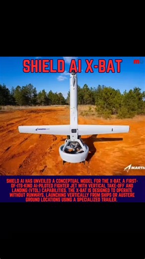 Shield AI has unveiled a conceptual model for the X-BAT, a first-of-its-kind AI-piloted fighter jet with vertical take-off and landing (VTOL) capabilities. The X-BAT is designed to operate without runways, launching vertically from ships or austere ground locations using a specialized trailer. | Media Bandhu