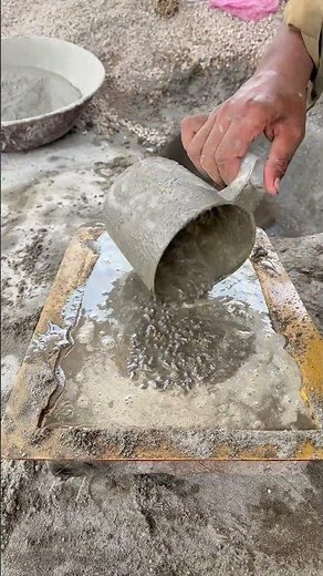 How to make cement project are made