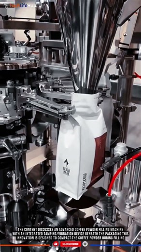 Innovation Coffee Powder Machine: Precise Compaction, Maximum Volume #tech