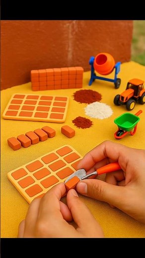 DIY Mini Bricks Tutorial – Make Tiny Bricks at Home! #Shorts