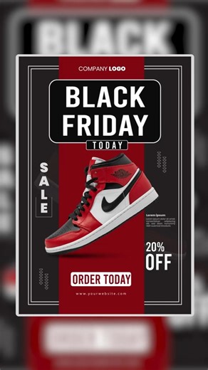 Attractive Shoes Poster Design 🔥 | Graphic Design Short Tutorial