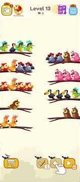 Bird Sort:Color Bird#Shorts#Fun Games