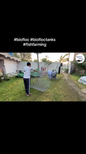 Installation of Biofloc Tanks for Efficient Aquaculture