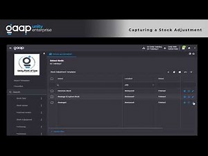 Unity - Capturing a Stock Adjustment