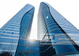 [Hot Item] Aluminum Glass Stick Built Frame Curtain Wall with Exposed Hidden Capped Aluminium Framing Spandrel Unitized Facade System