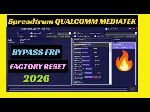 MTK SPREADTRUM Tool 2026 | QUALCOMM MTK SPD REPAIR TOOL | MTK Flash Format All Chipset