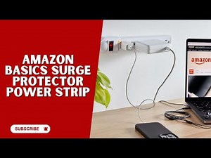 Amazon Basics Surge Protector Power Strip (6-Outlet, 6ft, 790J)