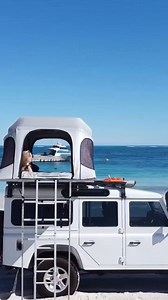 If you're looking for a discreet yet comfortable tent, choose our Vision tent that's easy to set, and it's also one of the lightest roof top tents in the market.⁠ ⁠ As you can see, there's plenty of space to accommodate you, available in 2 sizes: 150x220 cm and 180x220 cm.⁠ Thanks for sharing 📷 @defenderadventure.au Check our products on jamesbaroud.com #jamesbaroud #rooftoptent #gearupandgetout #adventureisnecessary #camplife #camperlife #overland #overlanding #overlandnation #offroading #road