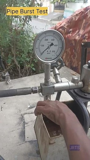 Pipe Burst Test - Testing pipe limits under Extreme Pressure @JRTS