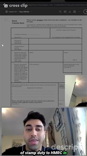 What is a J30 Stock transfer form? (UK Accounting) #ukaccountants #business #accounting #accountant