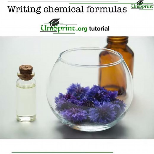How to write chemical formulas. 40-second tutorial from UniSprint.