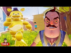 Fredbear Stole His Neighbor Act 2! Hello, Neighbor FNAF Walkthrough, Mod, and It's Scary