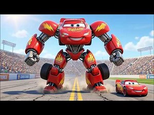 Robot McQueen vs Megatron Warrior — The Ultimate Battle War Begins! 🔥💥