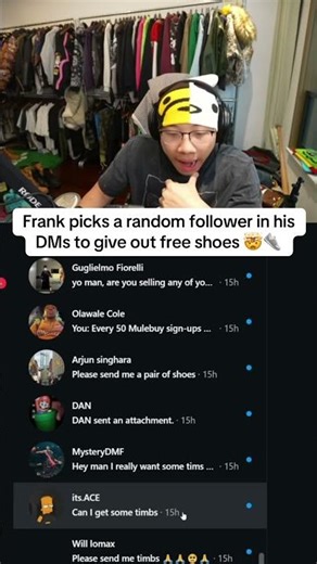 I GAVE A RANDOM SUBSCRIBER FREE SHOES 👟🤯