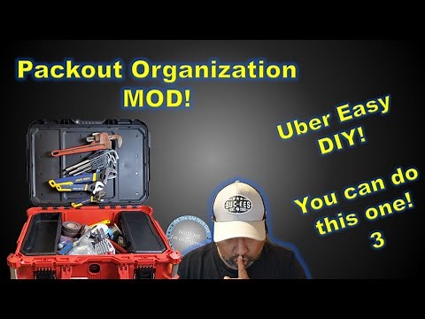 Easy Milwaukee PACKOUT Mod (Tool Box Organization)