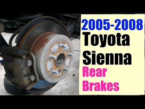 2004-2010 Sienna Rear Disc Brakes