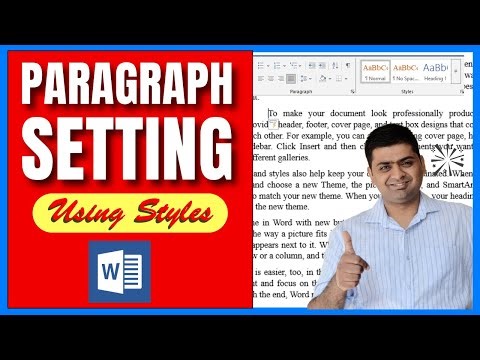 PARAGRAPH SETTING USING STYLES IN MS WORD || ADVANCE MS WORD TUTORIAL