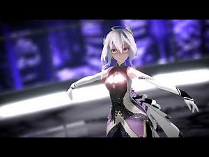【MMD】蜜月アン・ドゥ・トロワ - Tda Silhouett Haku Ray mmd 1080P 【Tda 弱音ハク】