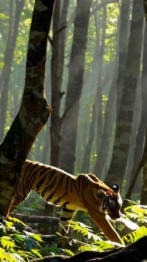 The best shot of a tiger in the Amazon jungle