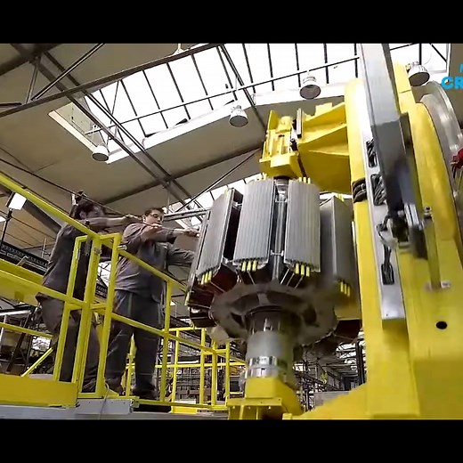 Amazing Automatic Biggest Electric Motor Winding u0026 Generators Manufacturing Process Germany Fac | Fully Restoration Solution