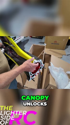 The pipe section is very thick. When someone attempts to deform it, it doesn't give at all. The quick release sections are for the canopy. The canopy slides in and locks. This is a first for someone. #pipe #section #canopy #release #thick | The Lighter Side Of RC