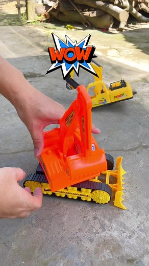 Excavator Bulldozer Trucks Assembly Toy Cars Video