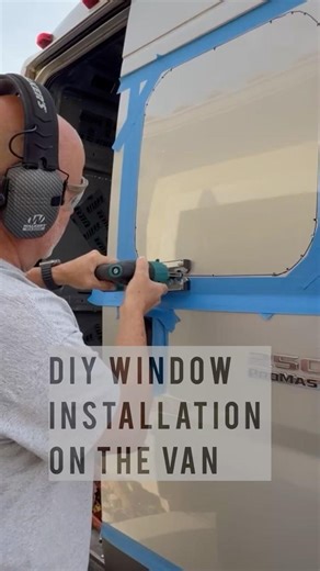Vanlife DIY WINDOWS INSTALLED