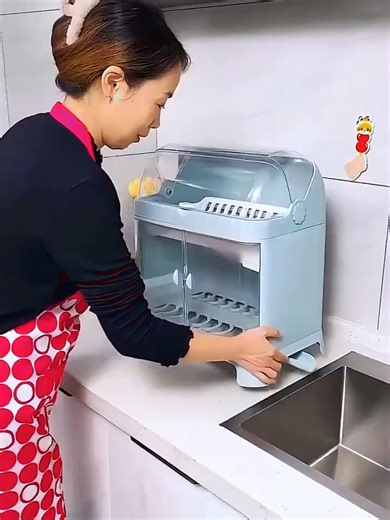 Durable Plastic Dish Rack for a Tidy Kitchen