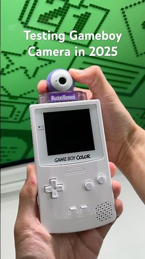 Testing the GameBoy Camera in 2025, Still Snapping? #retrogaming #gameboycamera #gameboy #nintendo